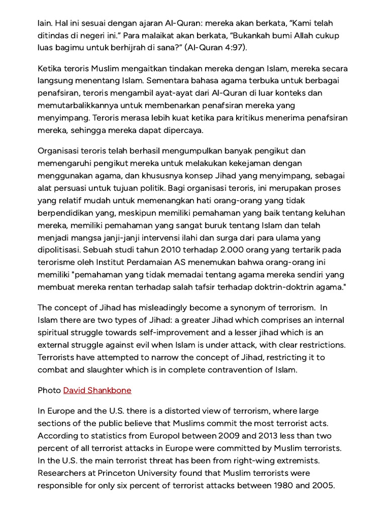 Unduh Artikel - Dana Marshall Jerman Untuk Amerika Serikat. | PDF | Islamic Terrorism | Suicide ...