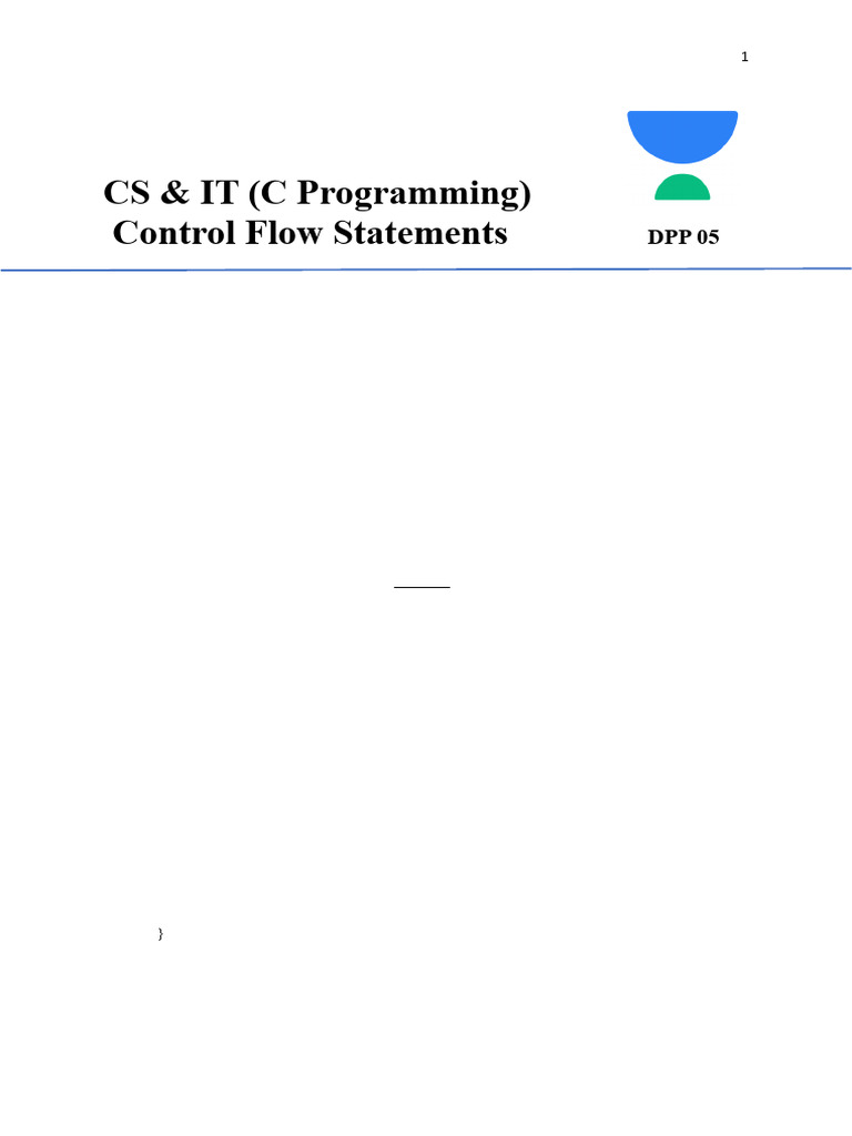 DPP 6 | PDF | Computer Programming | Software Engineering