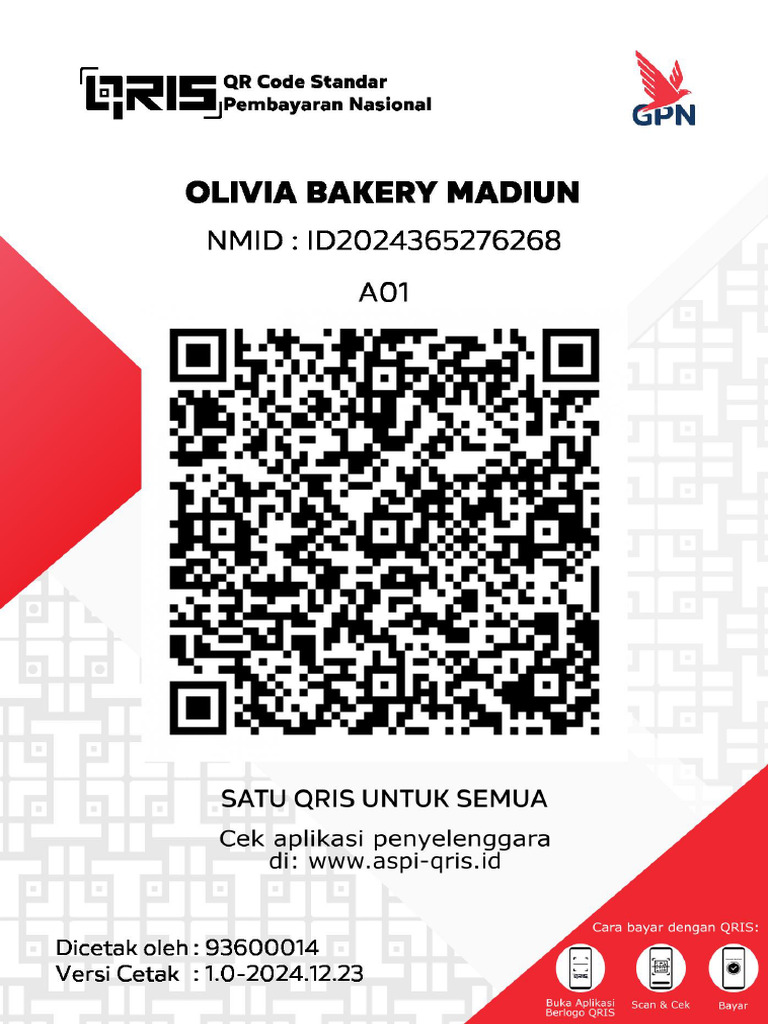 Qris Bca Madiun 1 QR 241224 | PDF