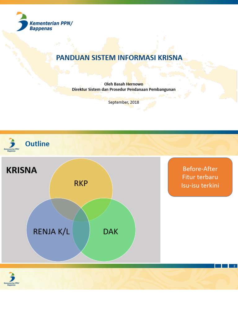 Panduan Aplikasi KRISNA RenjaKL + DAK | PDF