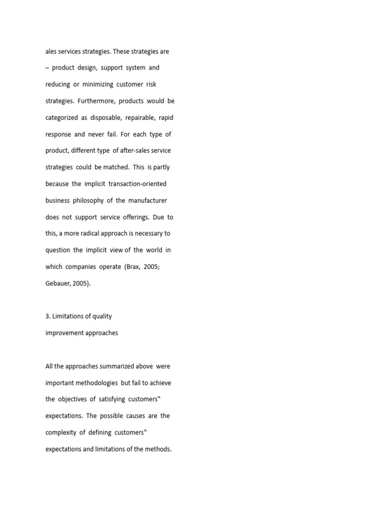 Ales Services Strategies | PDF | Supply Chain | Customer