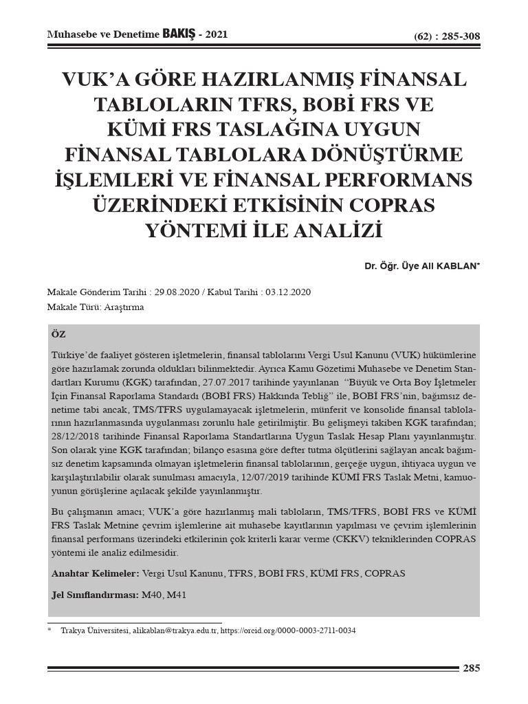 Ufrs Vuk Dönüşüm | PDF