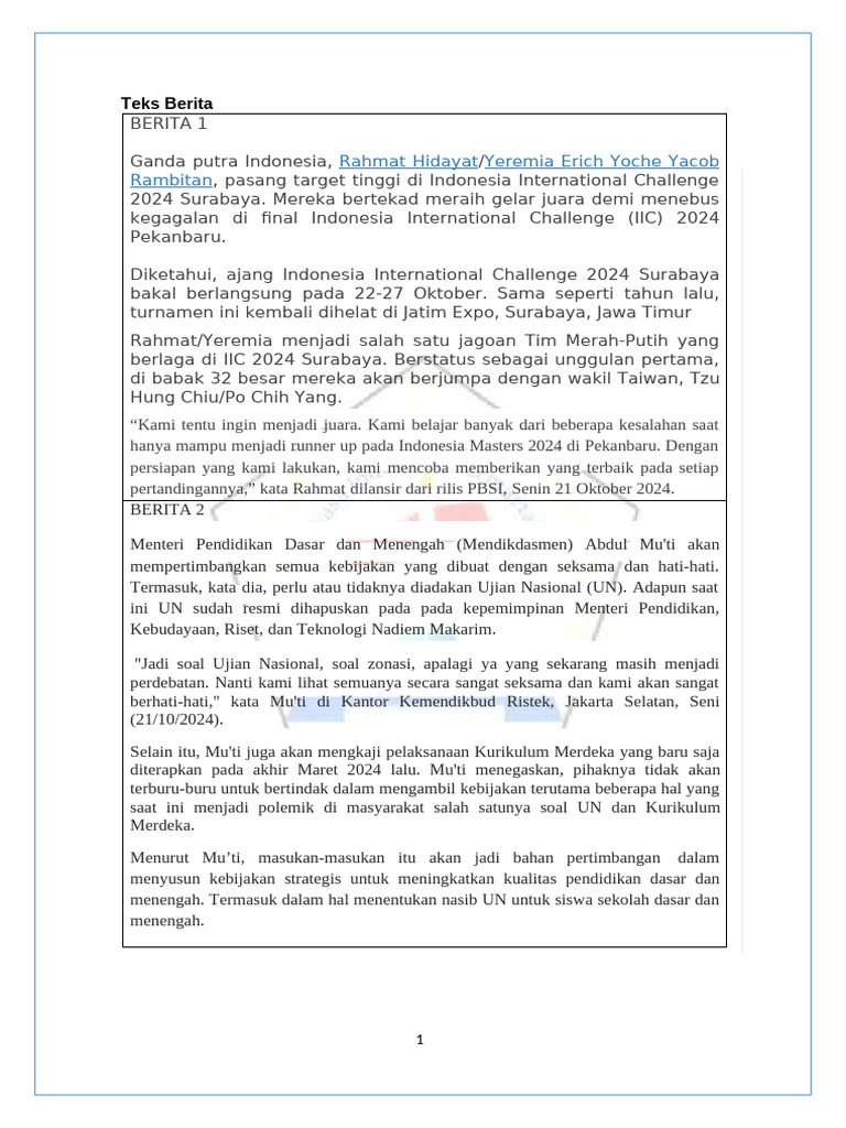 Puisi dan Dongeng: Luki dan Wortel | PDF