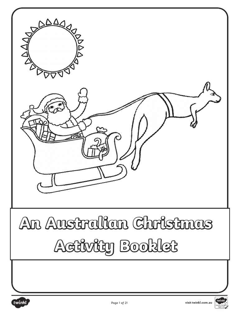 Australian Christmas Booklet 1 | PDF | Santa Claus | Rudolph The Red ...