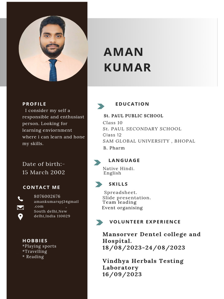 Aman CV Linkedin | PDF