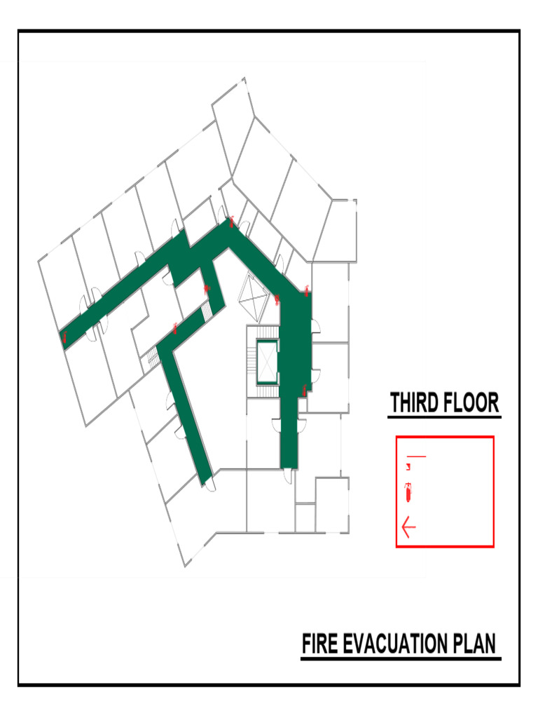 Evac Plan 03 Third Floor 2 | PDF