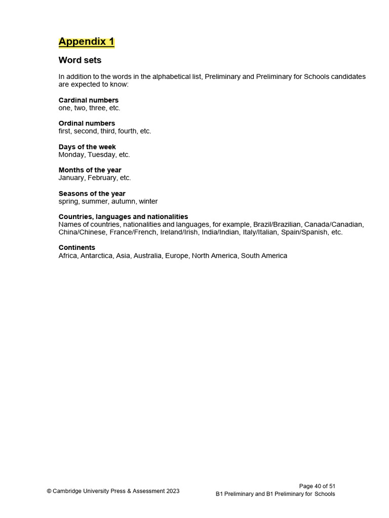 B1 Vocabulary List with Arabic Translations | PDF | Sweater | Lunch
