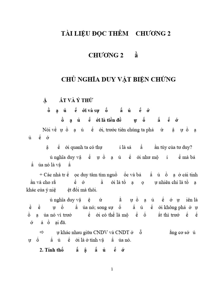 Tai Lieu Doc Them - Chuong 2-1 | PDF