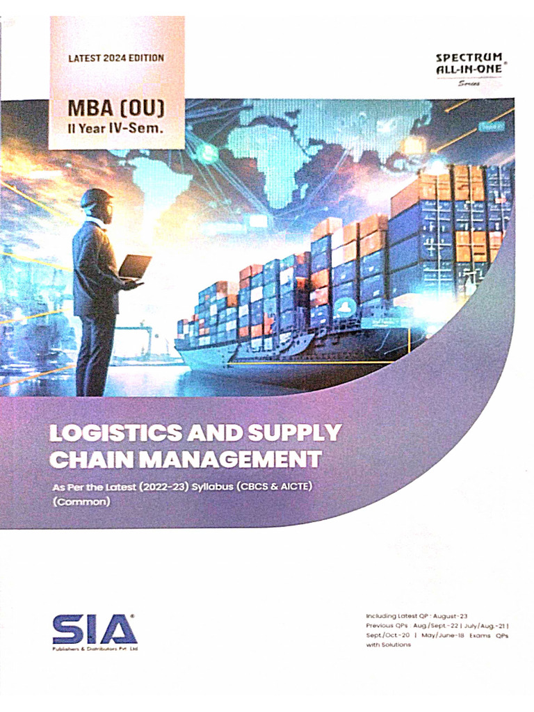 LASCM Mba4th Sem (Logistics and Supply Chain Management) Full Sia ...