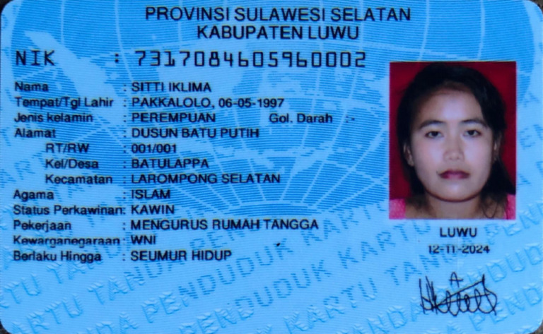 KTP Sitti - 001 | PDF