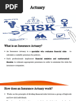 Introduction to Actuarial Science Overview | PDF | Insurance | Actuary