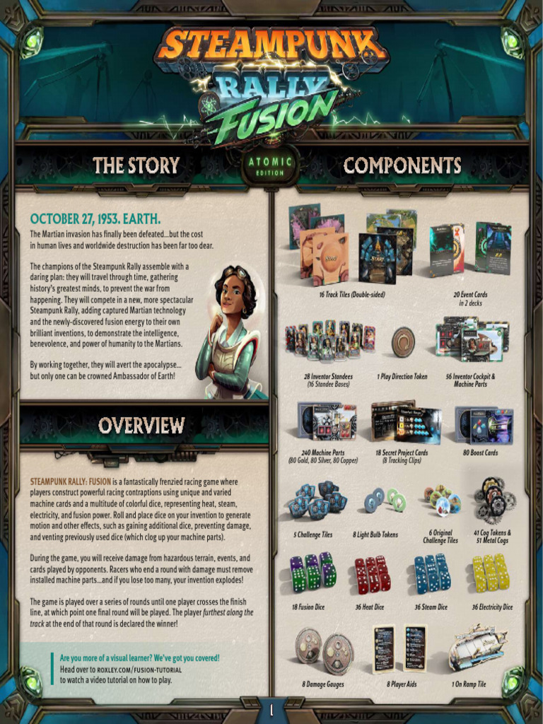 Steampunk Rally Fusion Rules | PDF | Dice | Invention