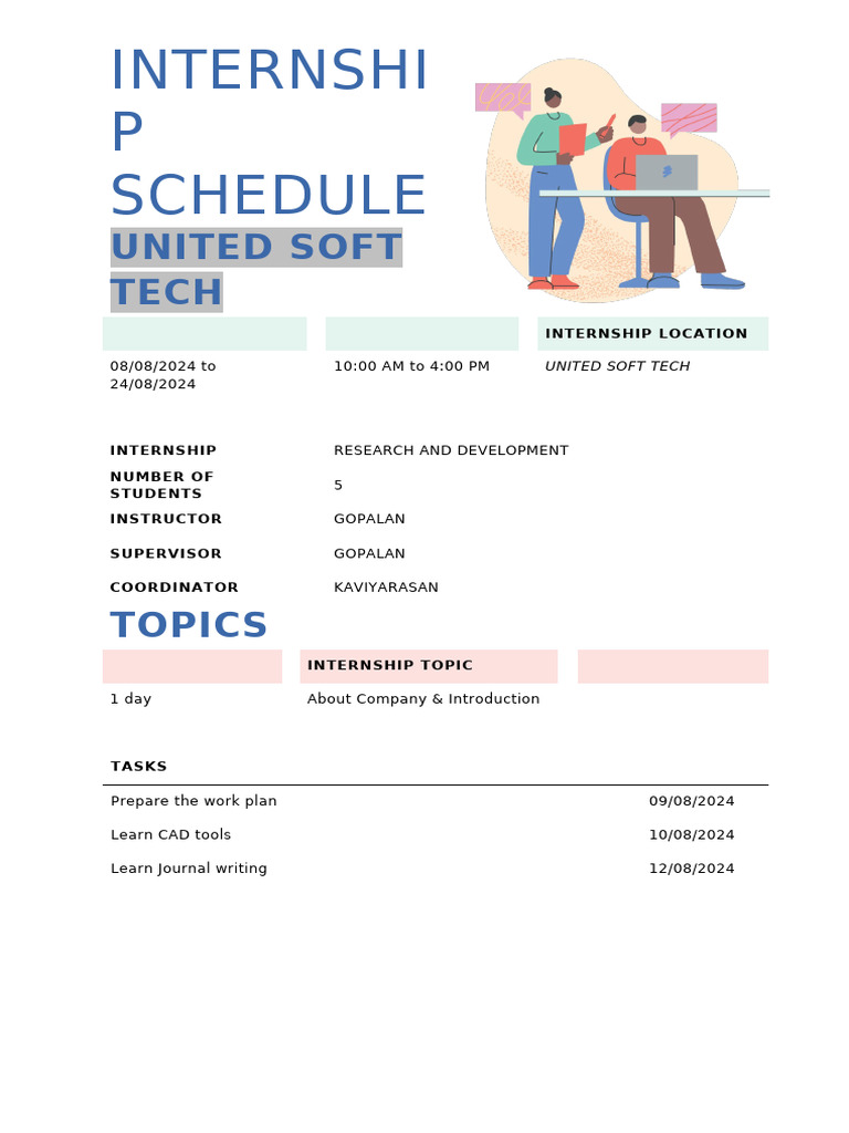 internship meeting | PDF