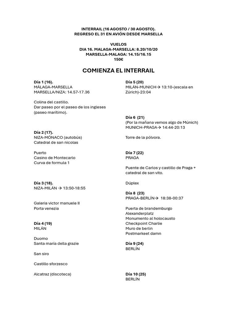 Interrail Guia 2 | PDF