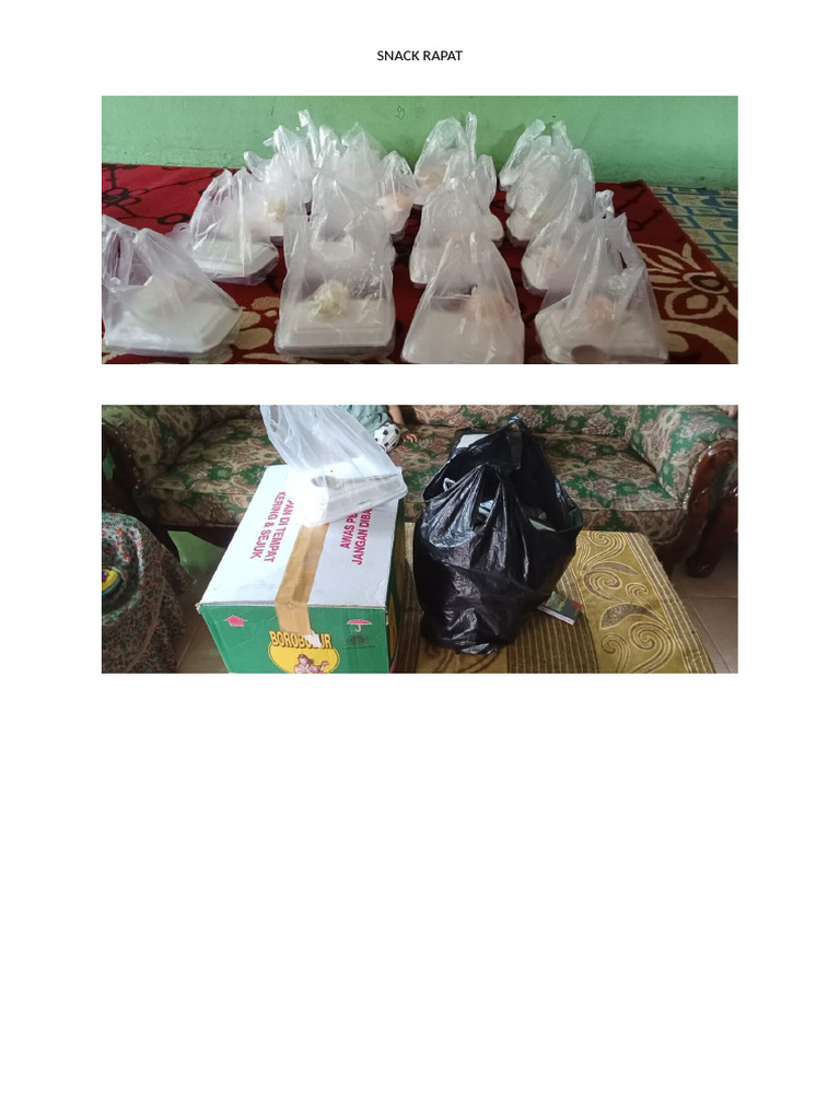 Snack Rapat | PDF