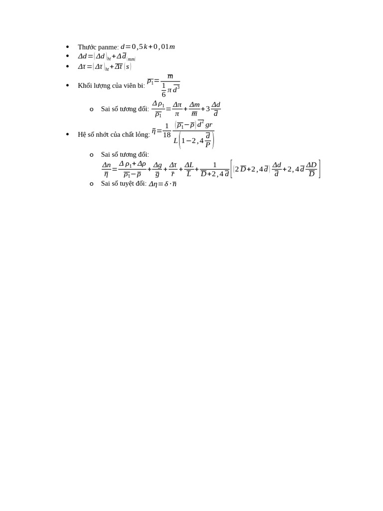 TNVL Lab5 Congthuc | PDF