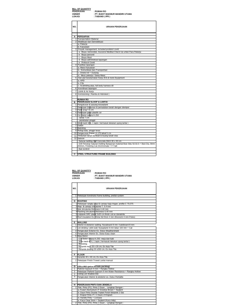 Time Frame Paket 2B Rev.1 | PDF | Building Technology | Building Engineering