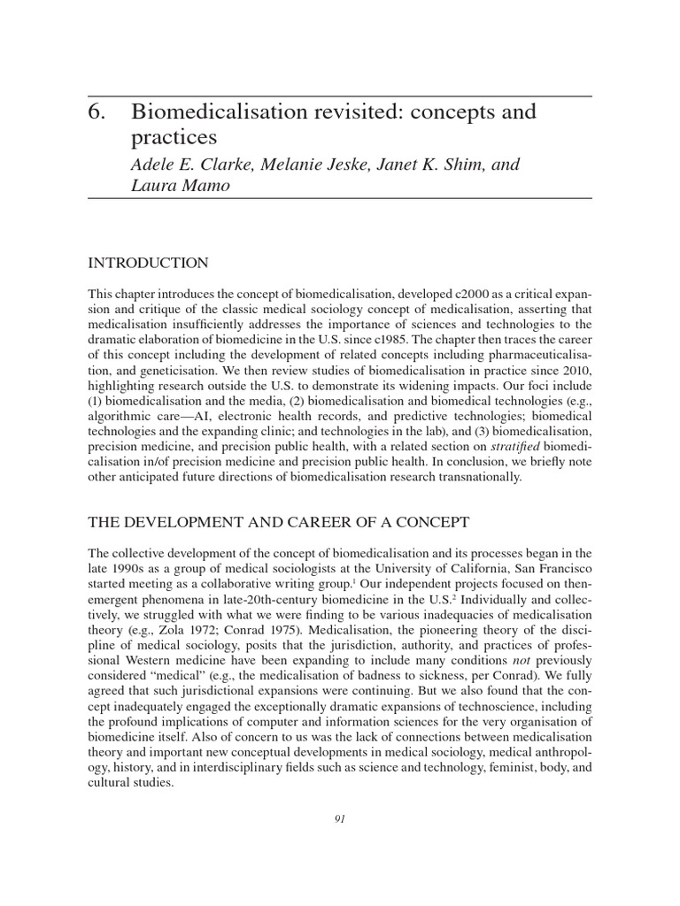 Understanding Biomedicalisation Trends | PDF | Public Health ...