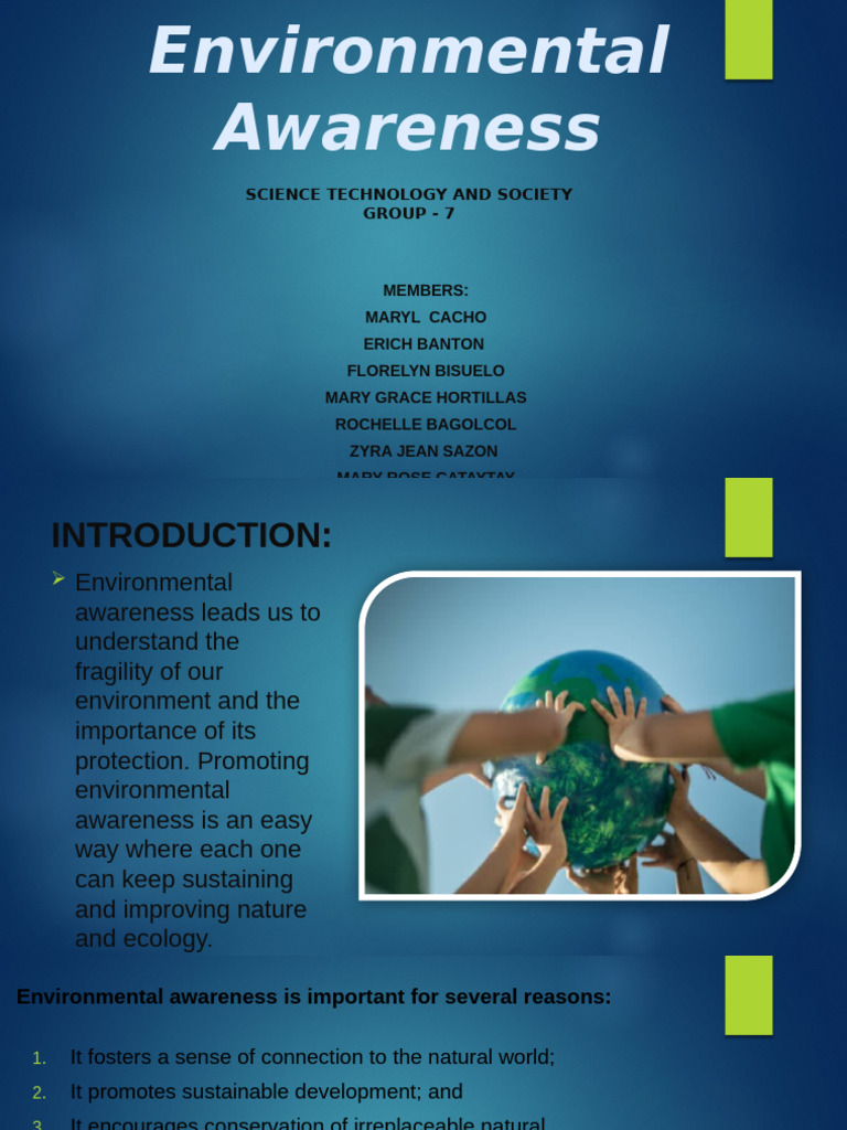 Environmental Awareness & Education | PDF | Environmentalism ...