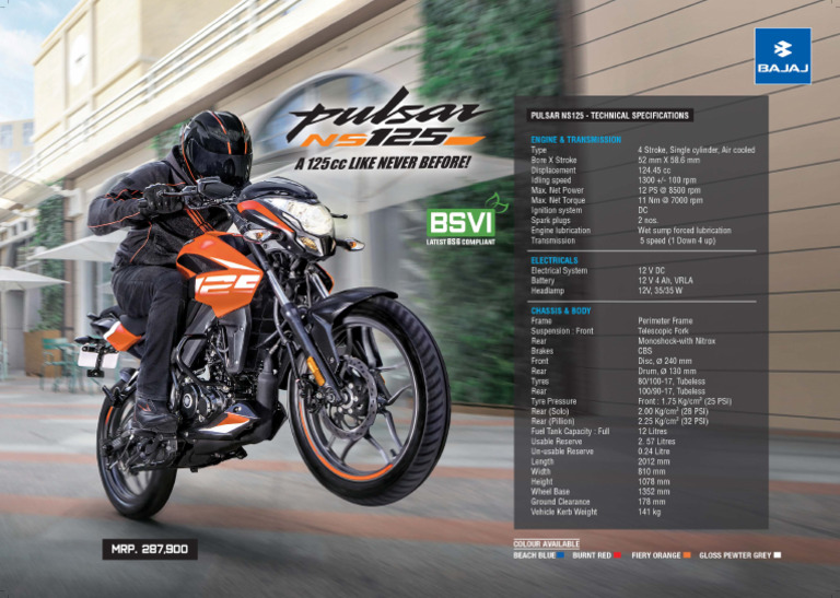 Ns 125 | PDF