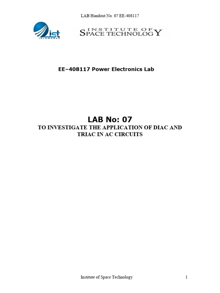 lab7 | PDF | Semiconductors | Electrical Resistance And Conductance