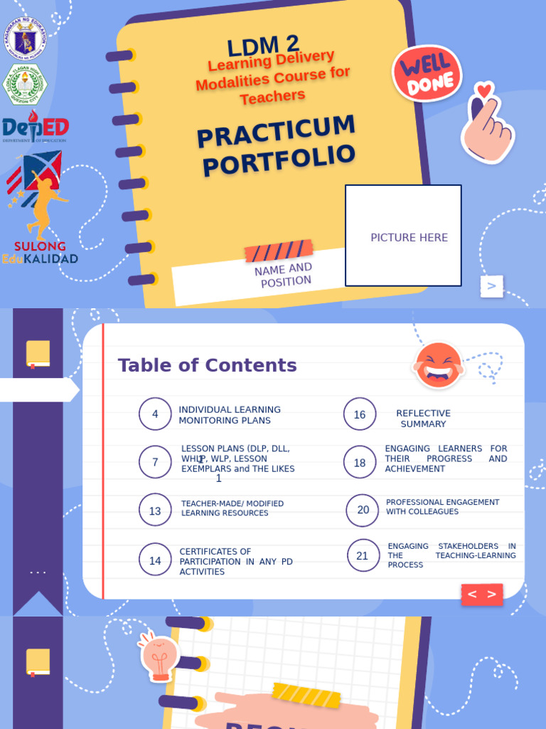 Practicum Portfolio - Template | PDF | Learning | Educational Technology