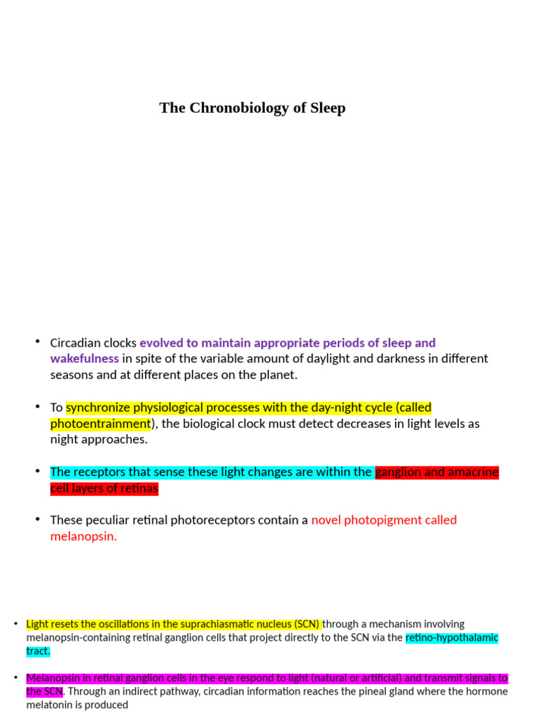 Module 3 | PDF | Sleep | Circadian Rhythm