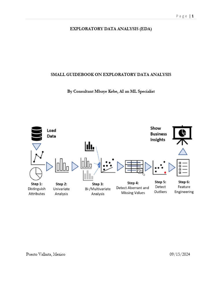 Guidebook On Exploratory Data Analysis | PDF | Statistics | Regression Analysis