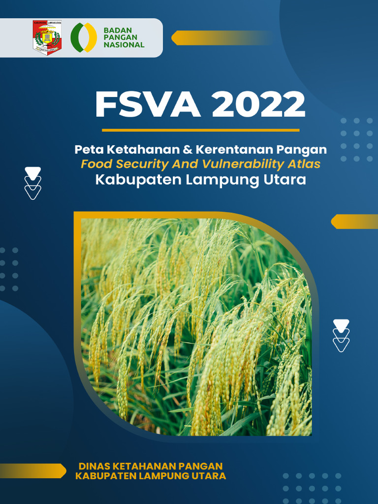Peta Ketahanan Pangan Lampung Utara | PDF