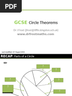 Circle Theorems | PDF | Teaching Methods & Materials | Home & Garden