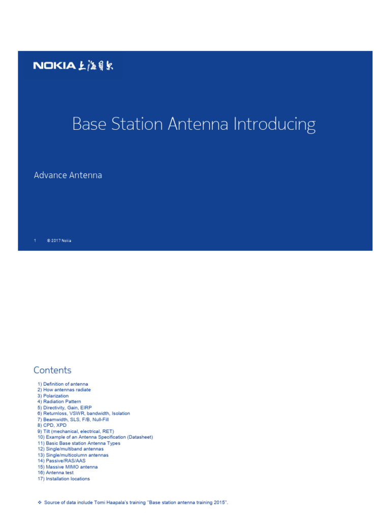 Base Station Antenna Introducing 2020 | PDF | Antenna (Radio ...