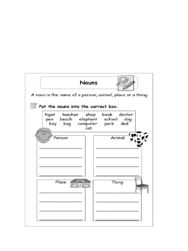 G2 English Worksheet for Class II | PDF