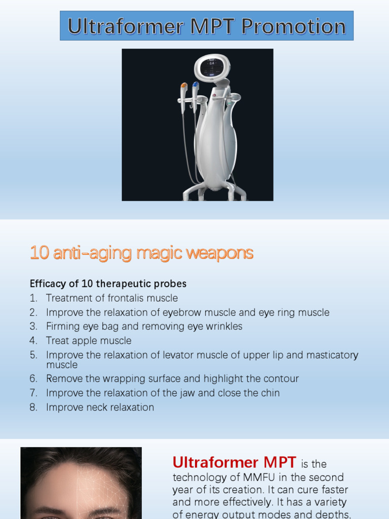 Ultraformer MPT | PDF | Clinical Medicine