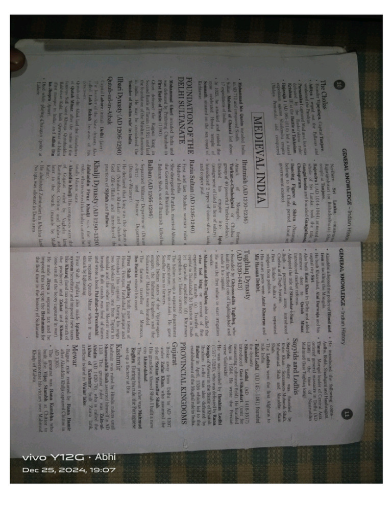 The Madieval Indian History | PDF