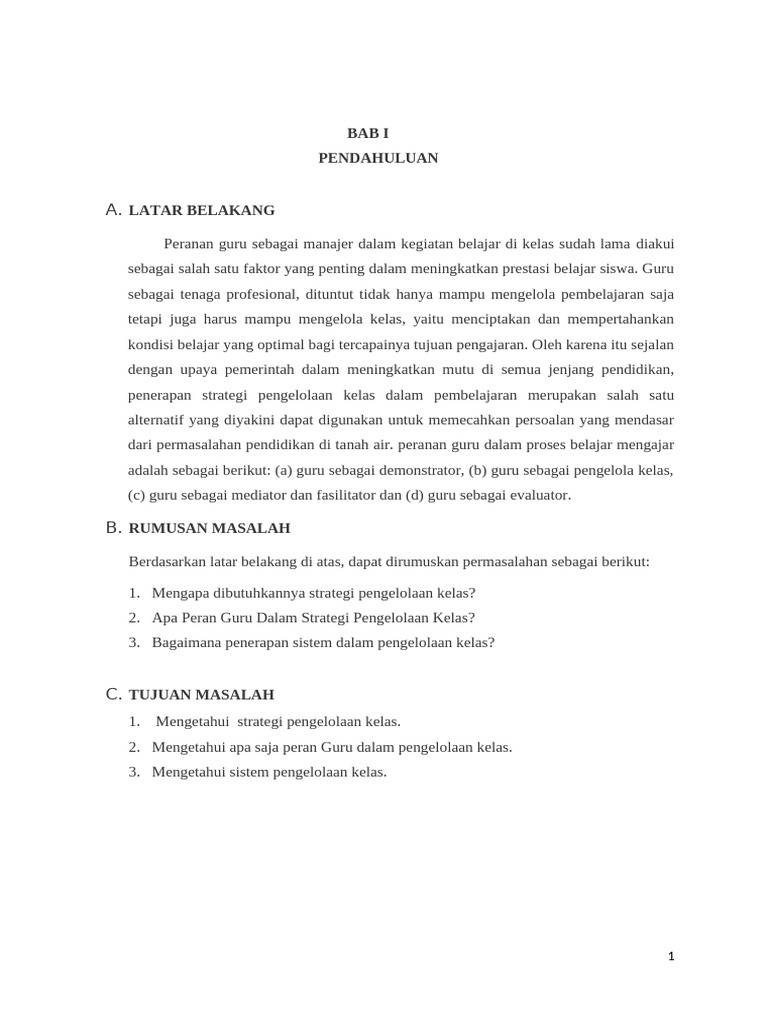 Makalah Perencanaan Pembelajaran | PDF