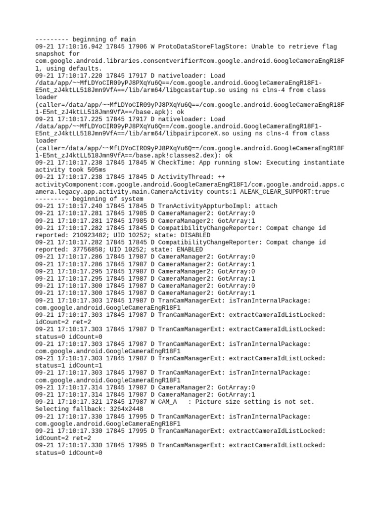 logcat1726909816834 | PDF | Computing Platforms | Computer Programming