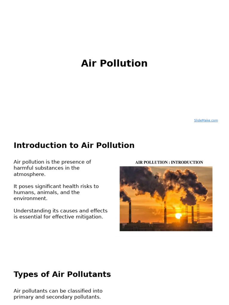 Project - Air Pollution | PDF | Air Pollution | Pollution