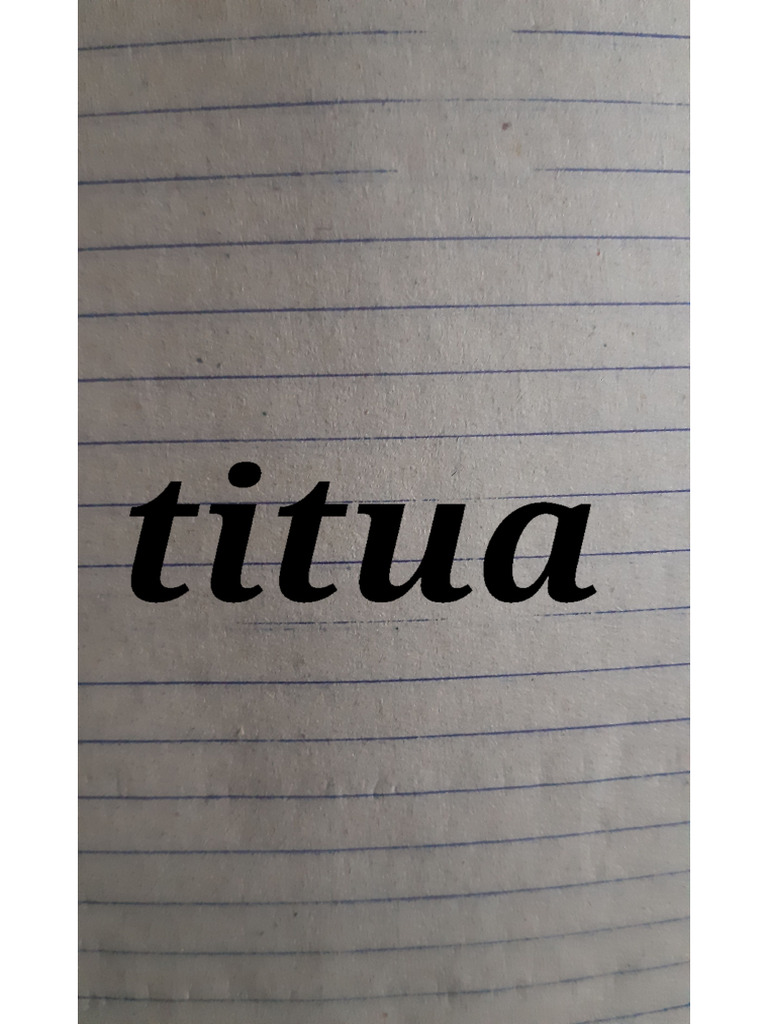 Titua | PDF