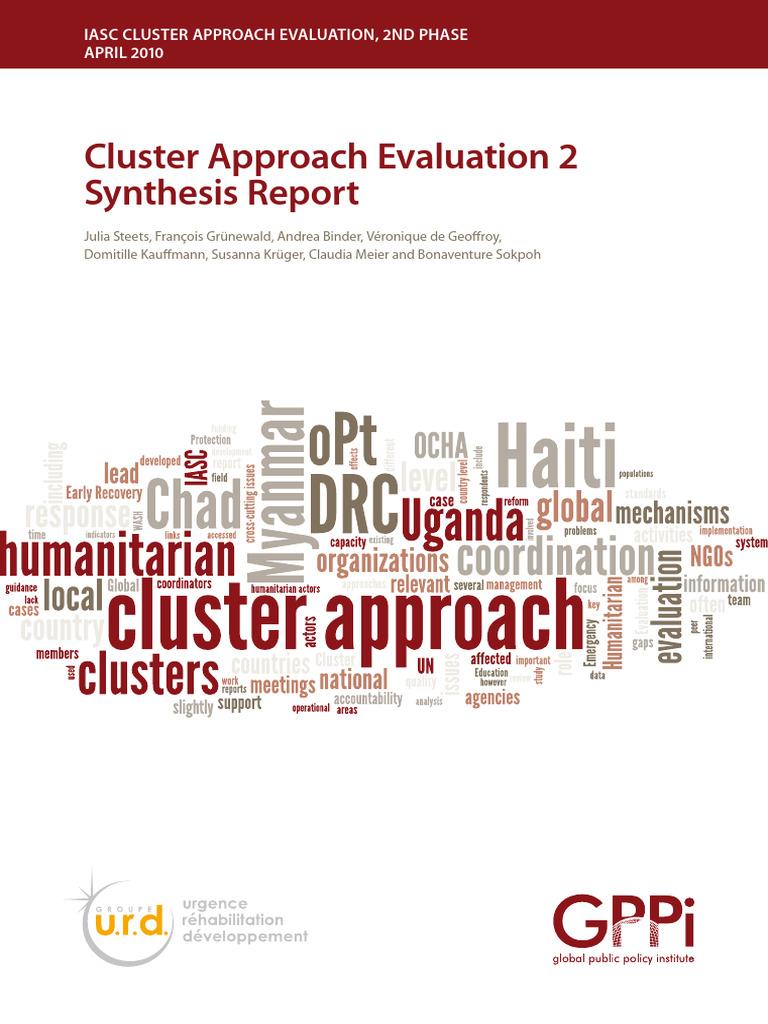 Cluster Approach Evaluation 2 | PDF | Humanitarian Aid | Internally ...