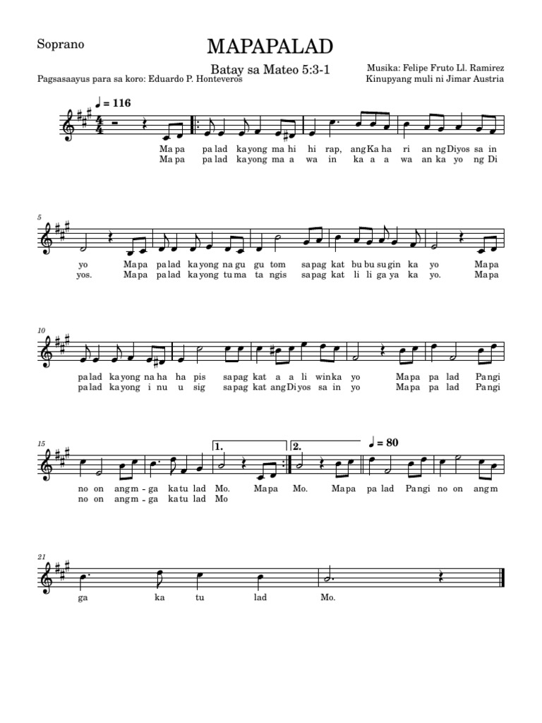 Mapapalad Soprano | PDF