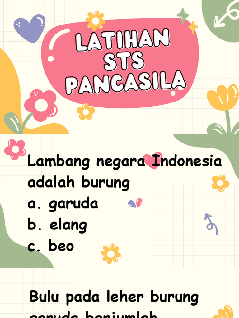 Latihan STS Pancasila | PDF