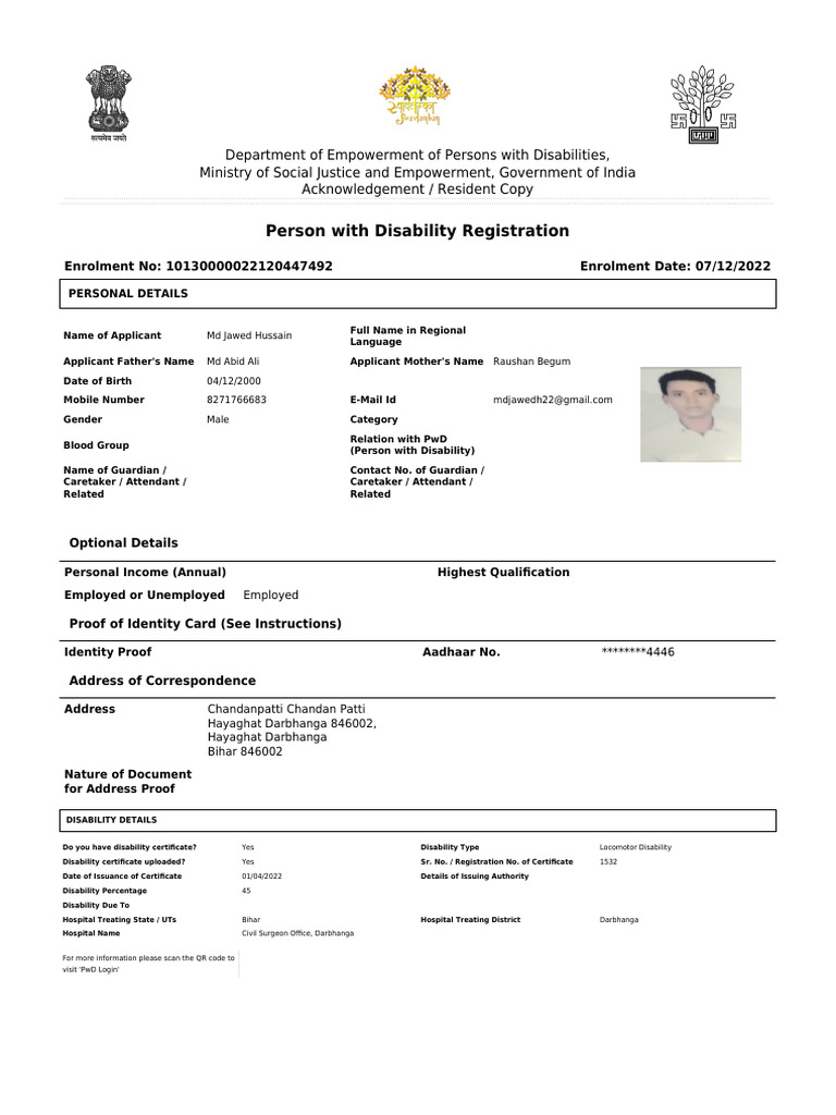 Downloadapplication | PDF | Disability | Access Control