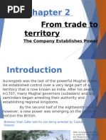 Class 8 History Chapter 2 Notes - From Trade to Territory Free PDF | PDF