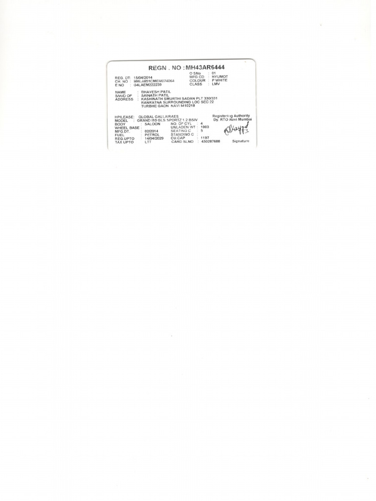 I10 RC SMART CARD | PDF