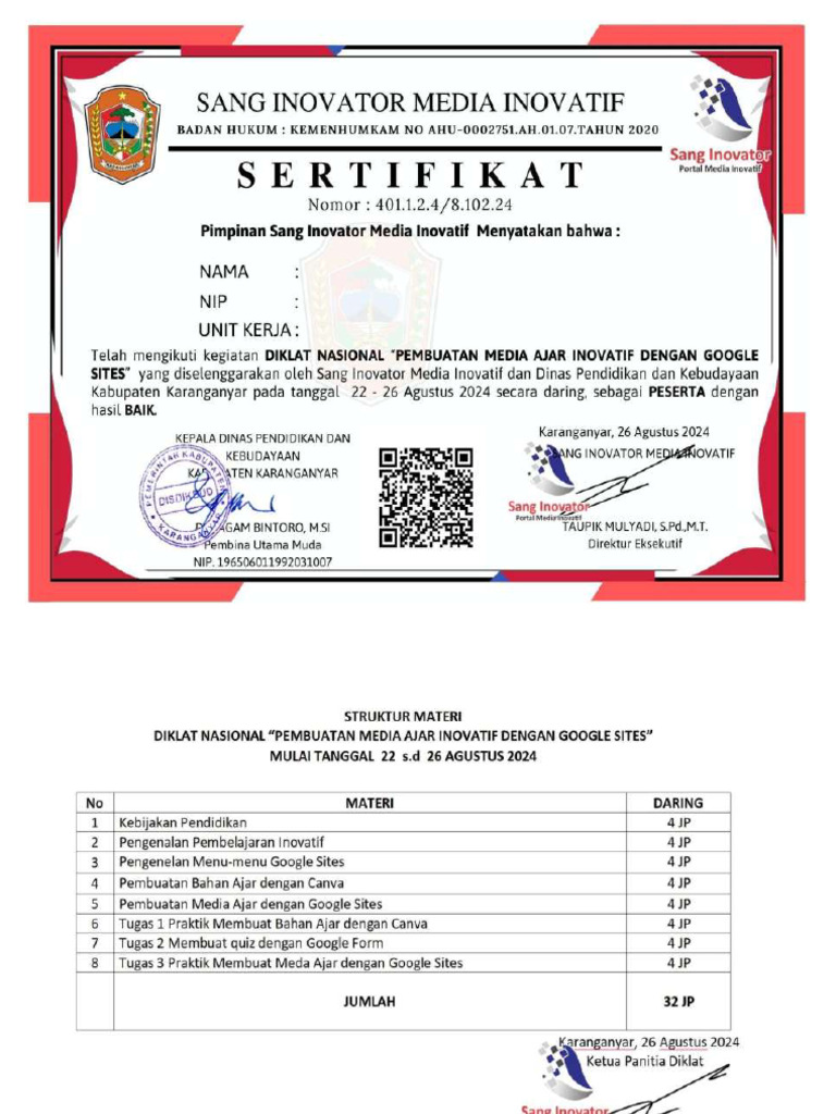 SD Sert Pem Media 26 Agst 24 | PDF