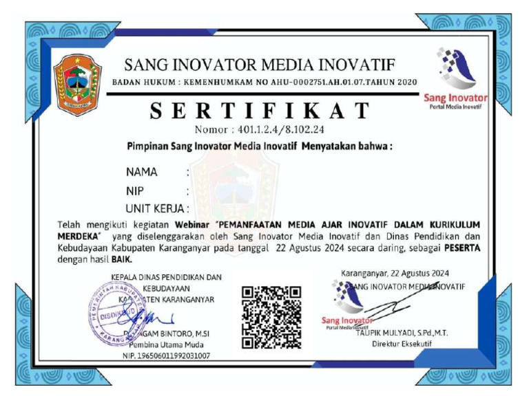 SD Sert Web 22 Agst 24 | PDF