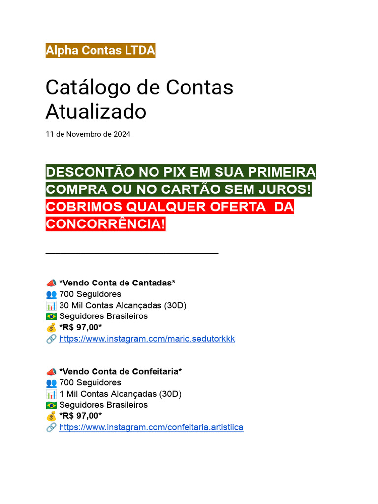 Catálogo Alpha | PDF