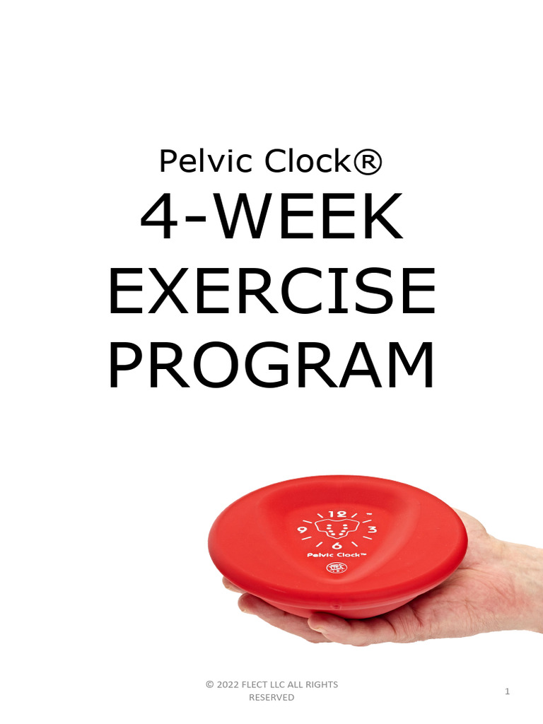 2022 - 4-Week Exercise Program | PDF | Pelvis | Rotation