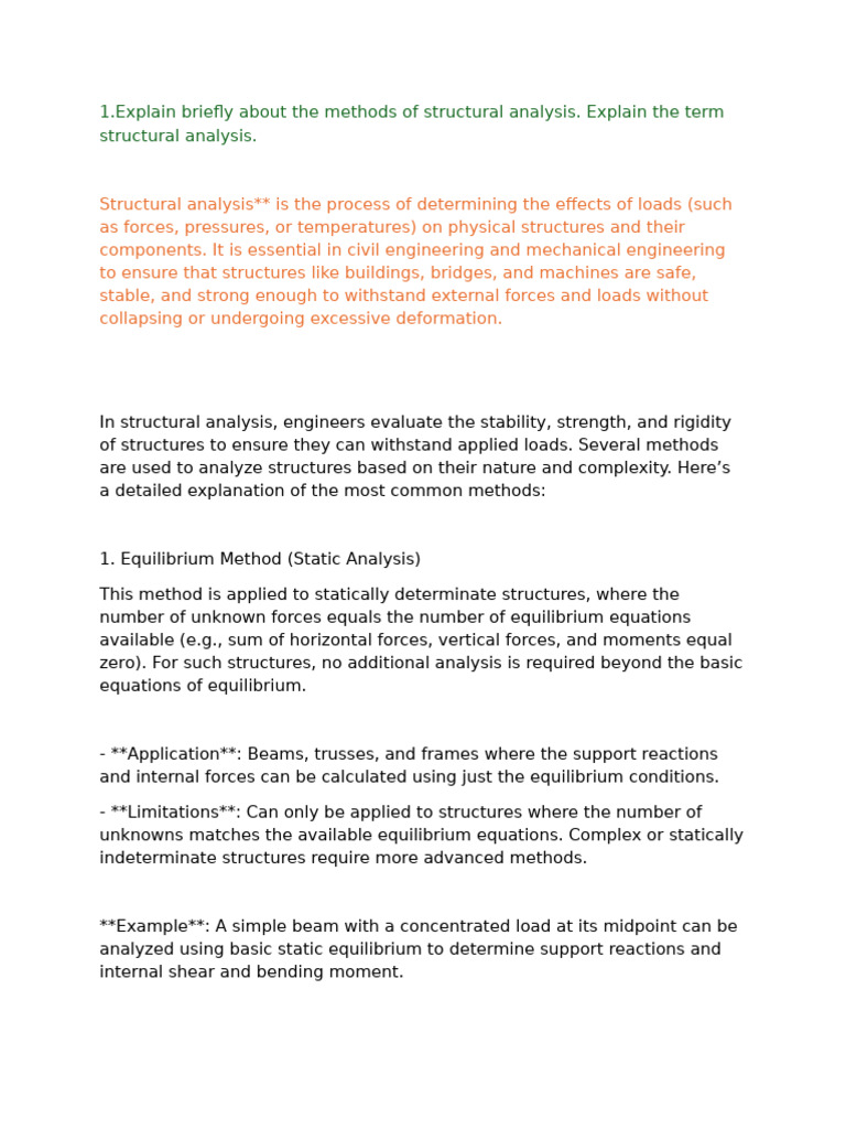 ASA part b | PDF | Stiffness | Structural Analysis