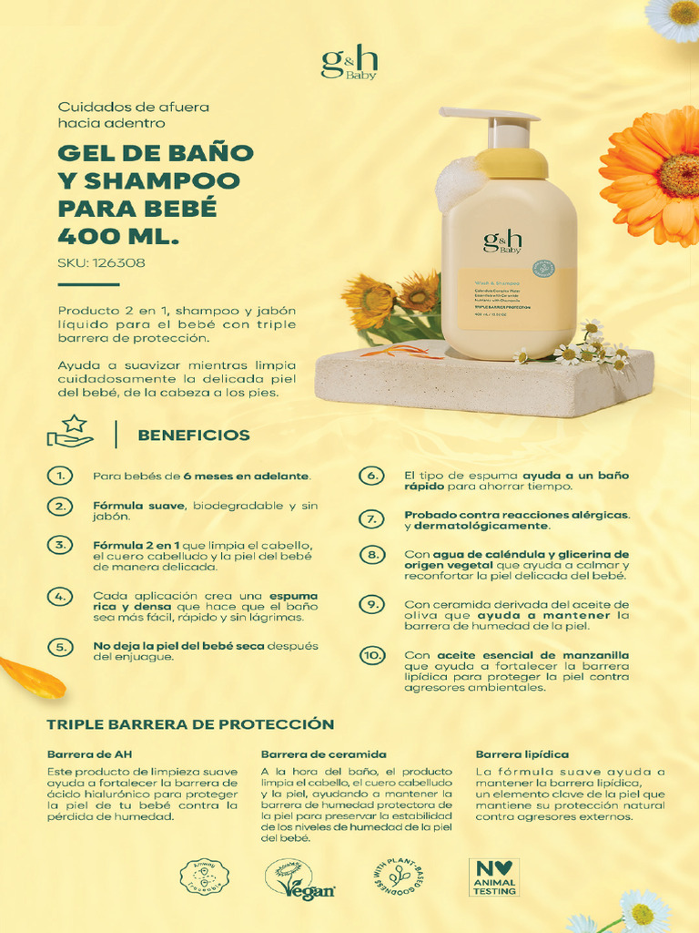Hojas Producto GYH BABY | PDF